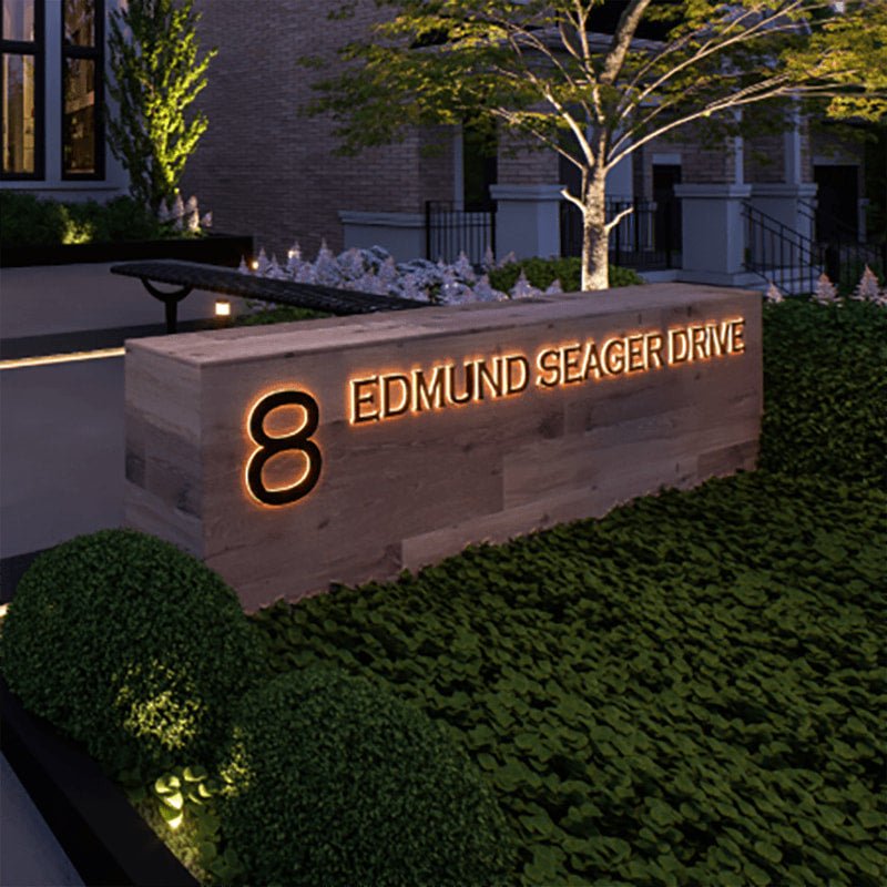 The Ultimate Backlit House Number Sign: Boost Visibility & Elevate You ...