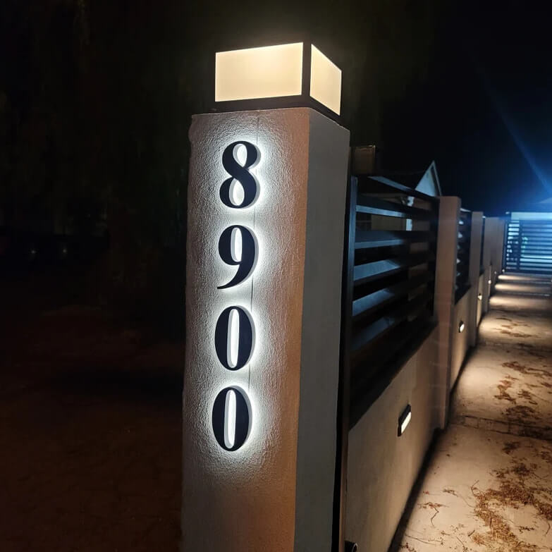 Why Modern Homeowners Prefer Backlit LED Signs for Address Display ...