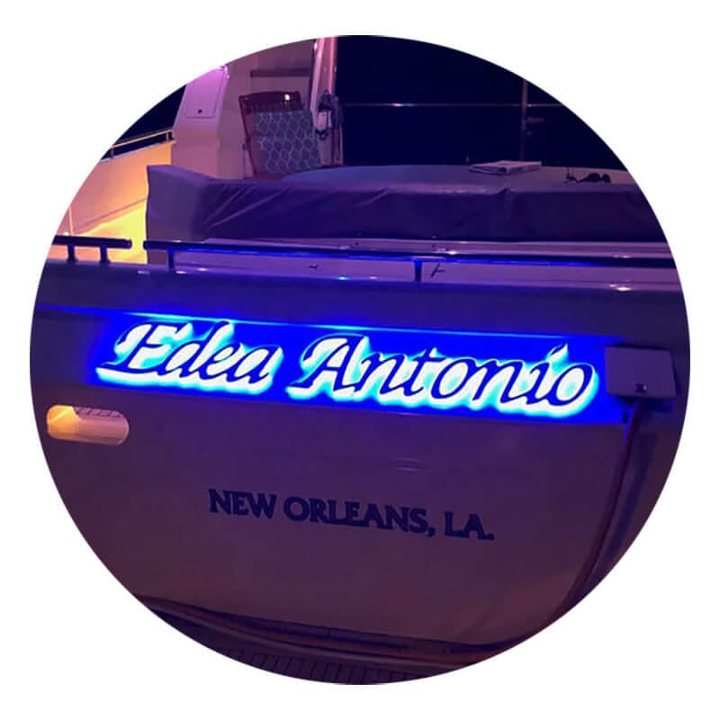 Yacht Signs and Lettering – Custom Marine Signage for Luxury Vessels ...