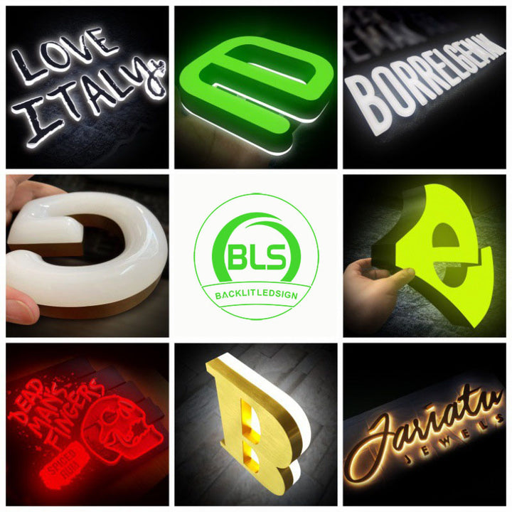 Acrylic Sign Acrylic Letters Led Frontlit And Backlit 3D Signs ...