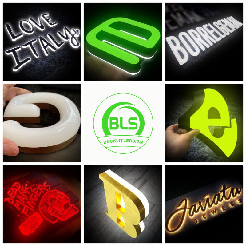 Acrylic Sign Acrylic Letters Led Frontlit And Backlit 3D Signs – BacklitLEDsign