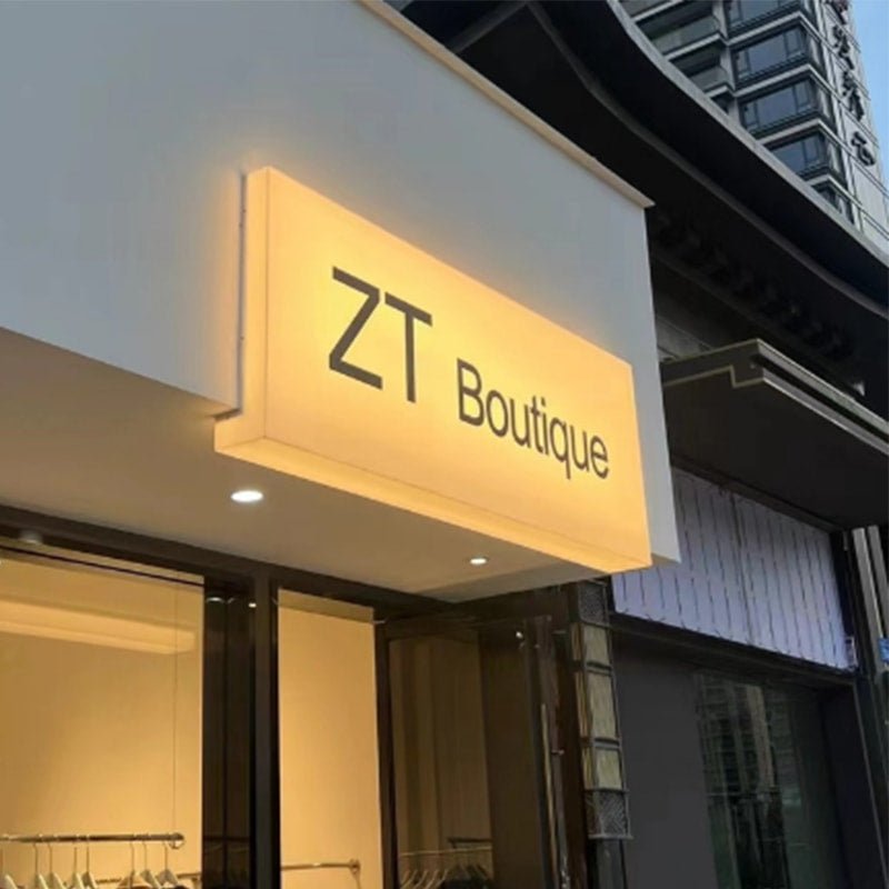 LED Acrylic Light Box Sign - Bespoke Backlit Display for Retail Stores ...