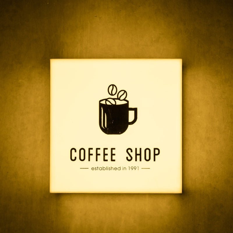 Custom Acrylic Light Box Sign - Personalized LED Display for Business ...