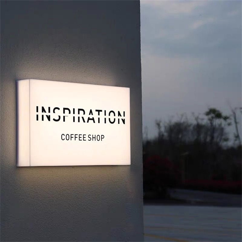 Personalized Acrylic Light Box Sign - Custom LED Signage for Branding ...