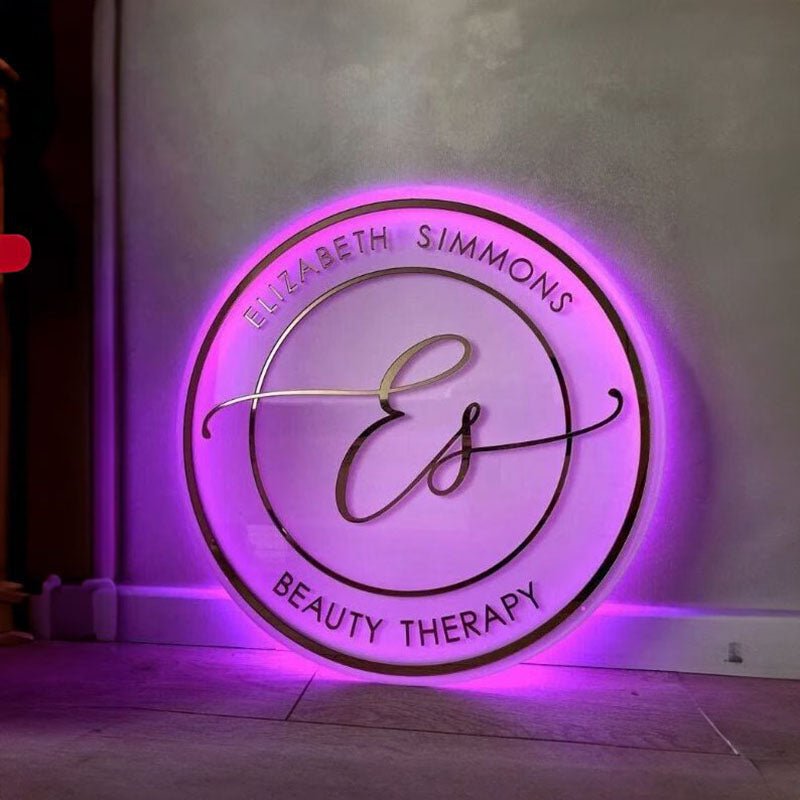 LED Neon Sign Acrylic Box – Wall-Mounted, USB-Powered with Remote ...