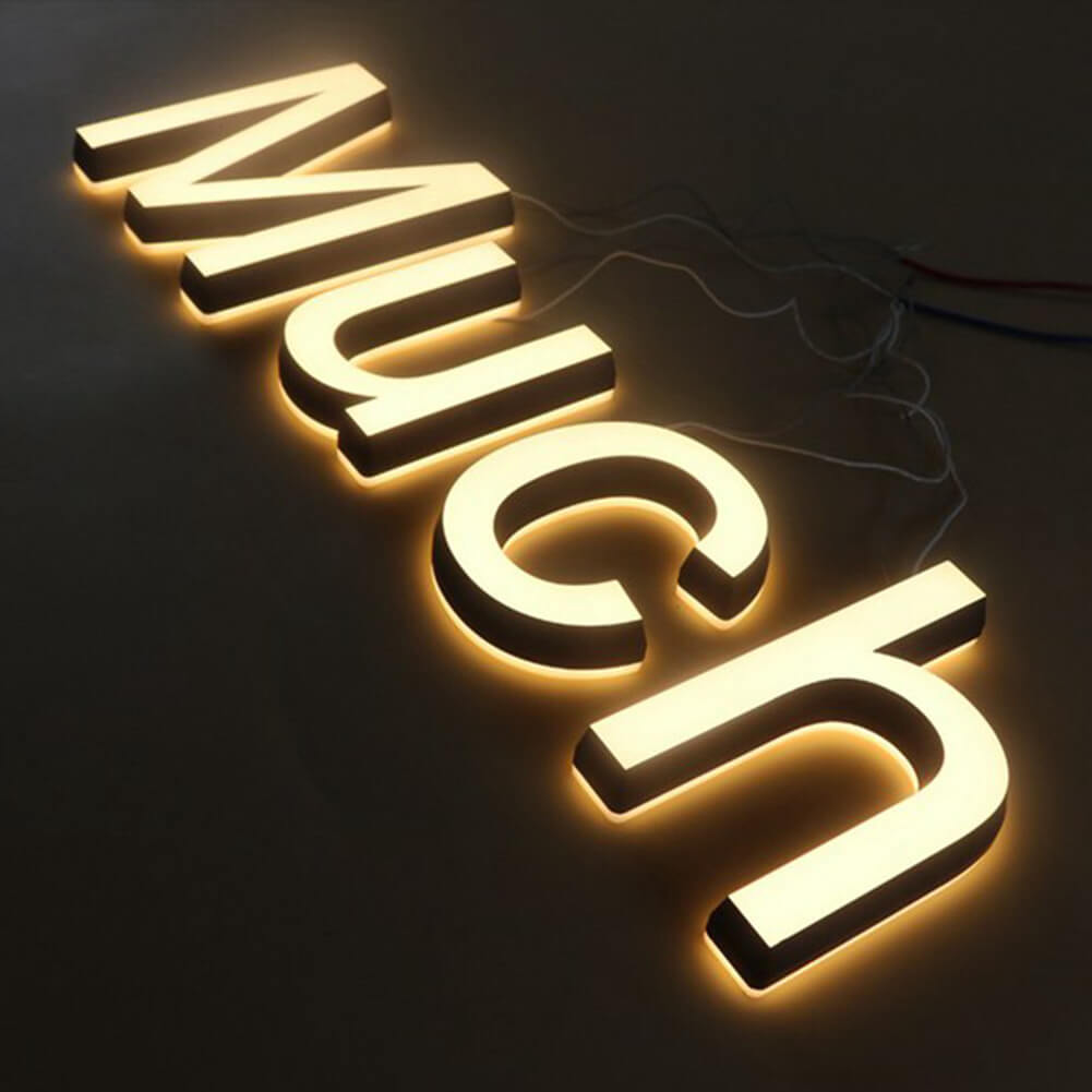 Acrylic Sign Acrylic Letters Led Frontlit And Backlit 3D Signs – BacklitLEDsign