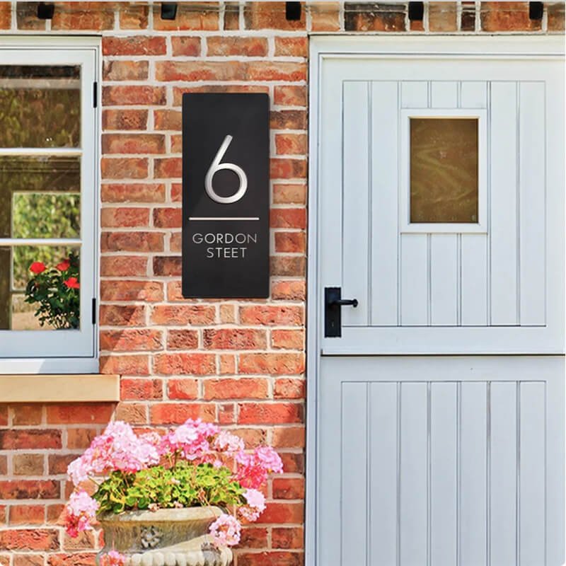House Number Light box | Lighted Address Plaques | Led House Numbers ...
