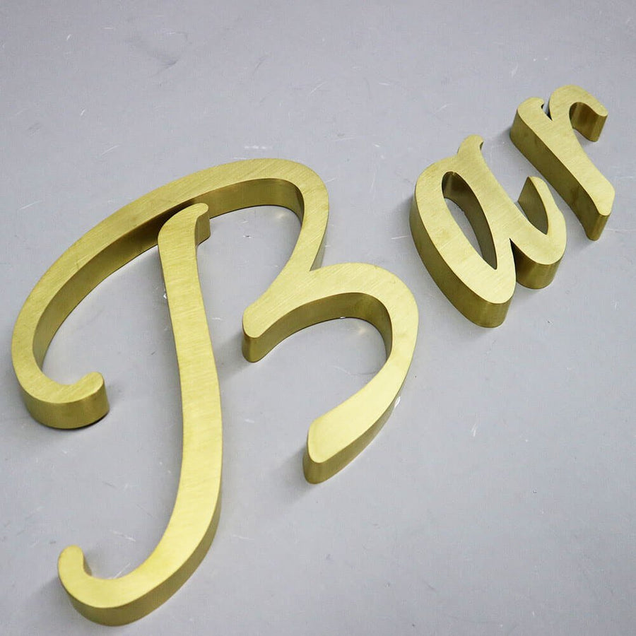 Custom Business Sign Laser Cut Metal Sign Large Metal Wall Art ...