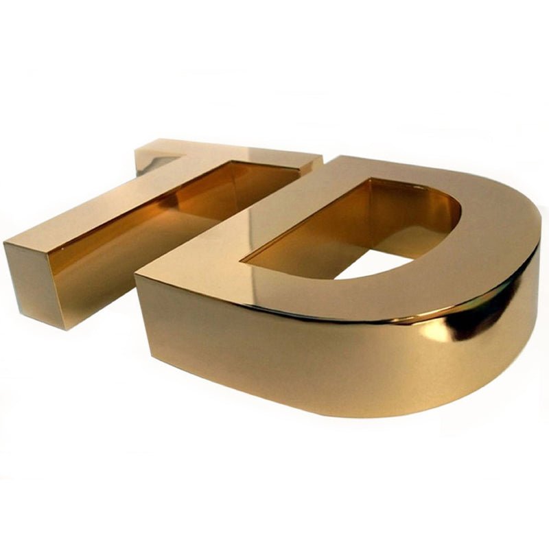 3D Metal Logo Signs - BacklitLEDsign