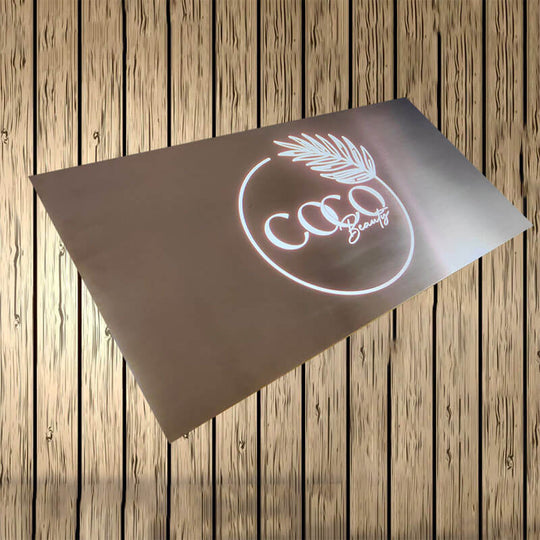 LED-illuminated Metal Logos - Custom Aluminum Signs – BacklitLEDsign