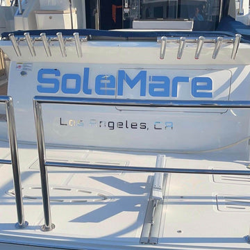 Marine Signs | Yacht Signage | Boat Lettering | Boat Decals ...