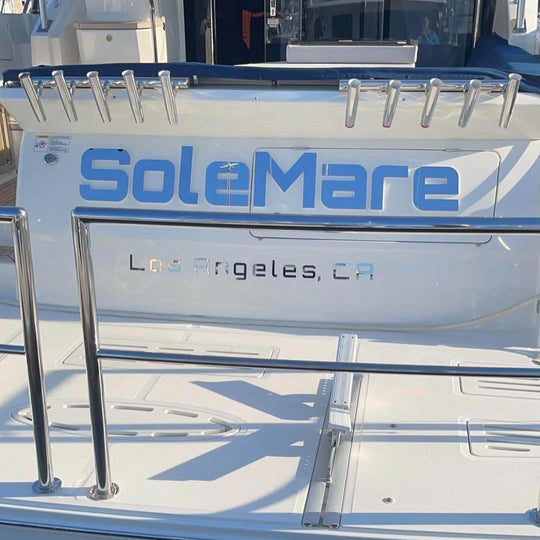 Marine Signs | Yacht Signage | Boat Lettering | Boat Decals ...