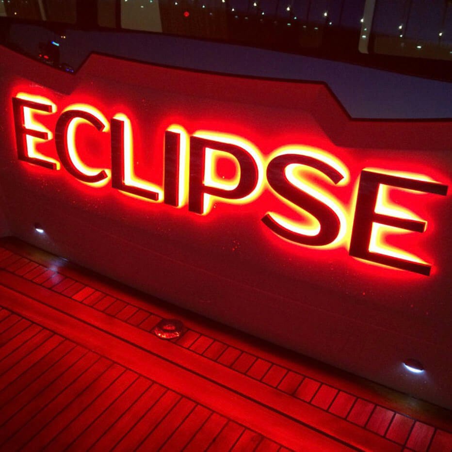Custom LED Yacht Lettering Signs | Illuminated Boat Names & Marine ...