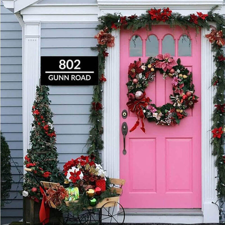 Lighted Address Plaques Backlit Address Numbers Led Address Sign