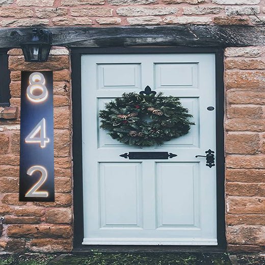 Personalized Address Plaque | Illuminated House Sign | Lit House ...