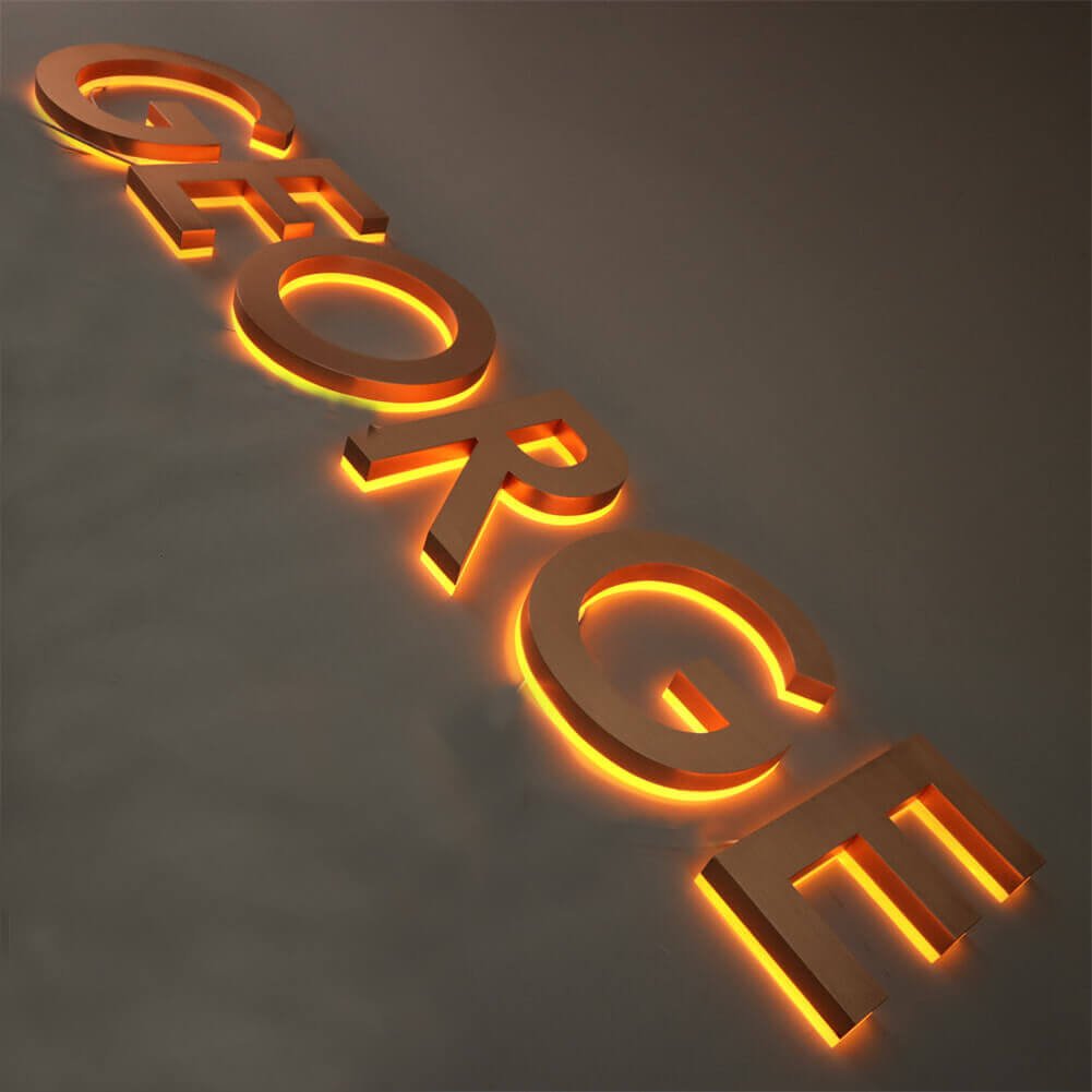 Backlit Outdoor Sign Letters Dimensional letters Led Letters ...